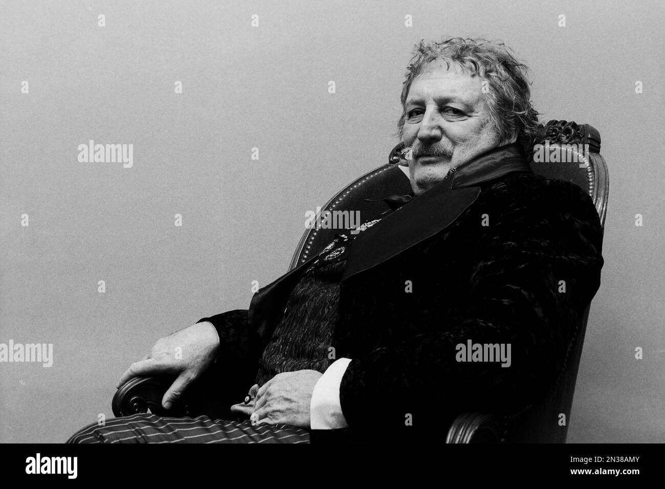 French actor Jacques Fabbri, Portrait session ahead of the creation of ...