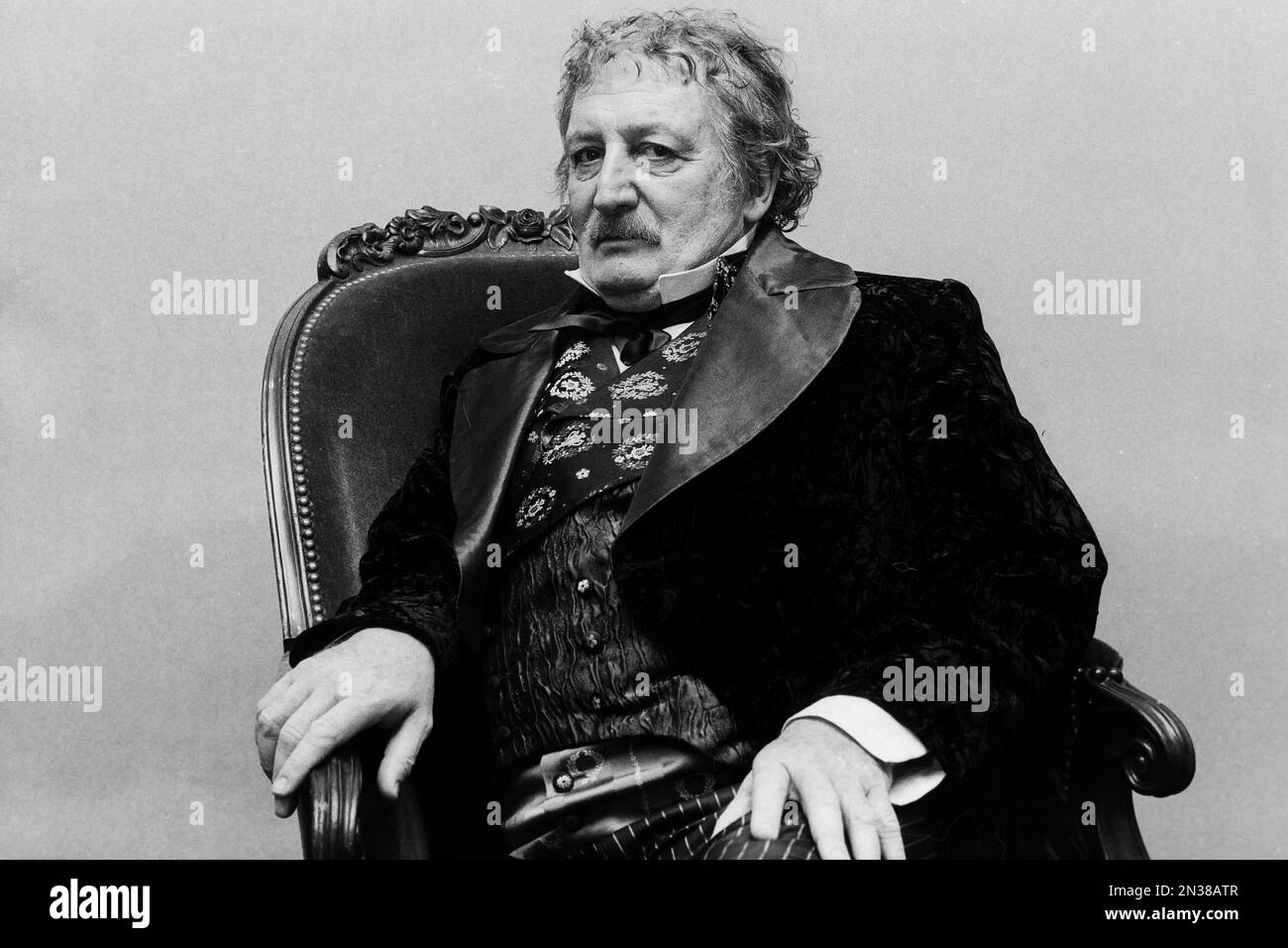 French actor Jacques Fabbri, Portrait session ahead of the creation of ...