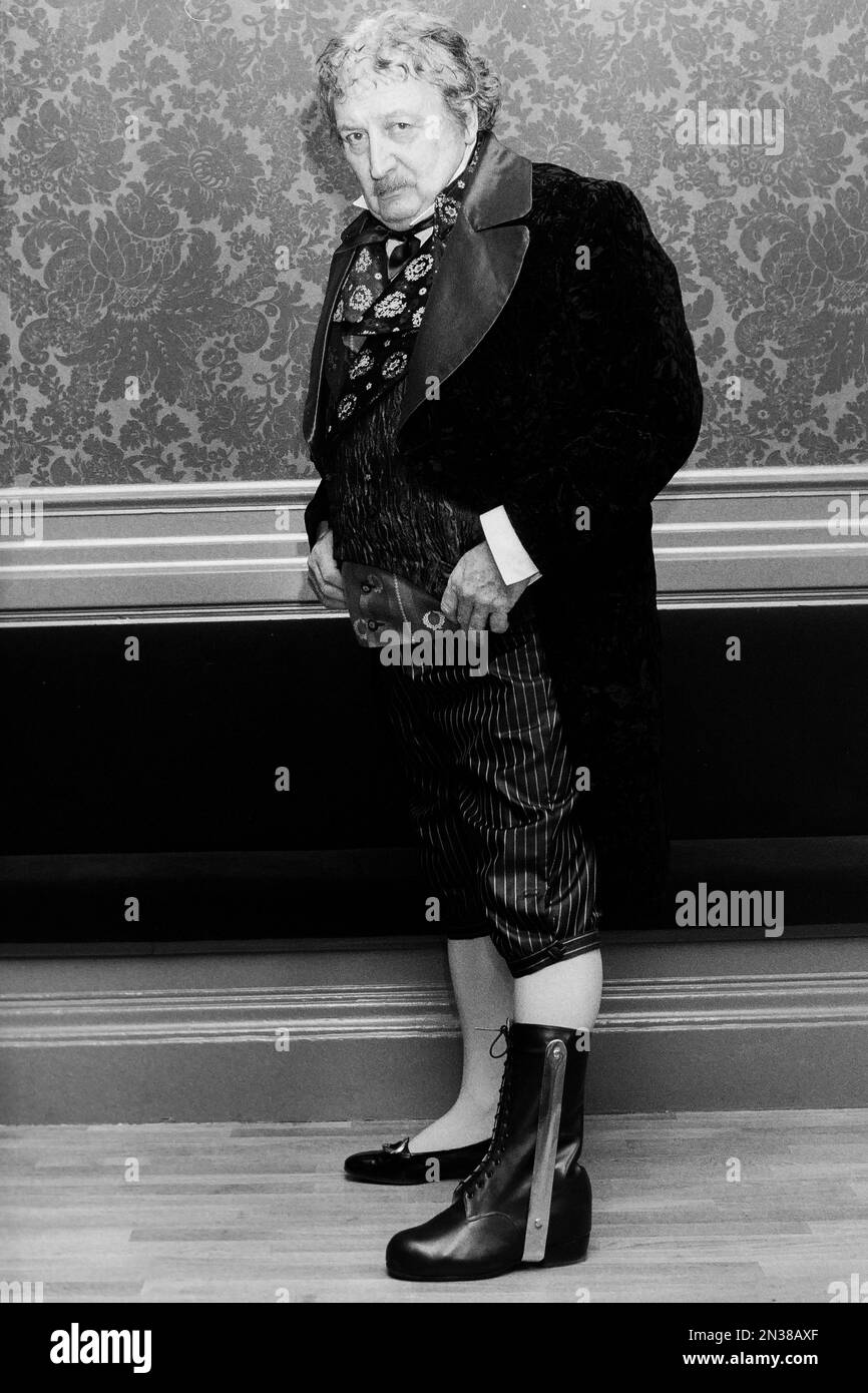 French actor Jacques Fabbri, Portrait session ahead of the creation of ...