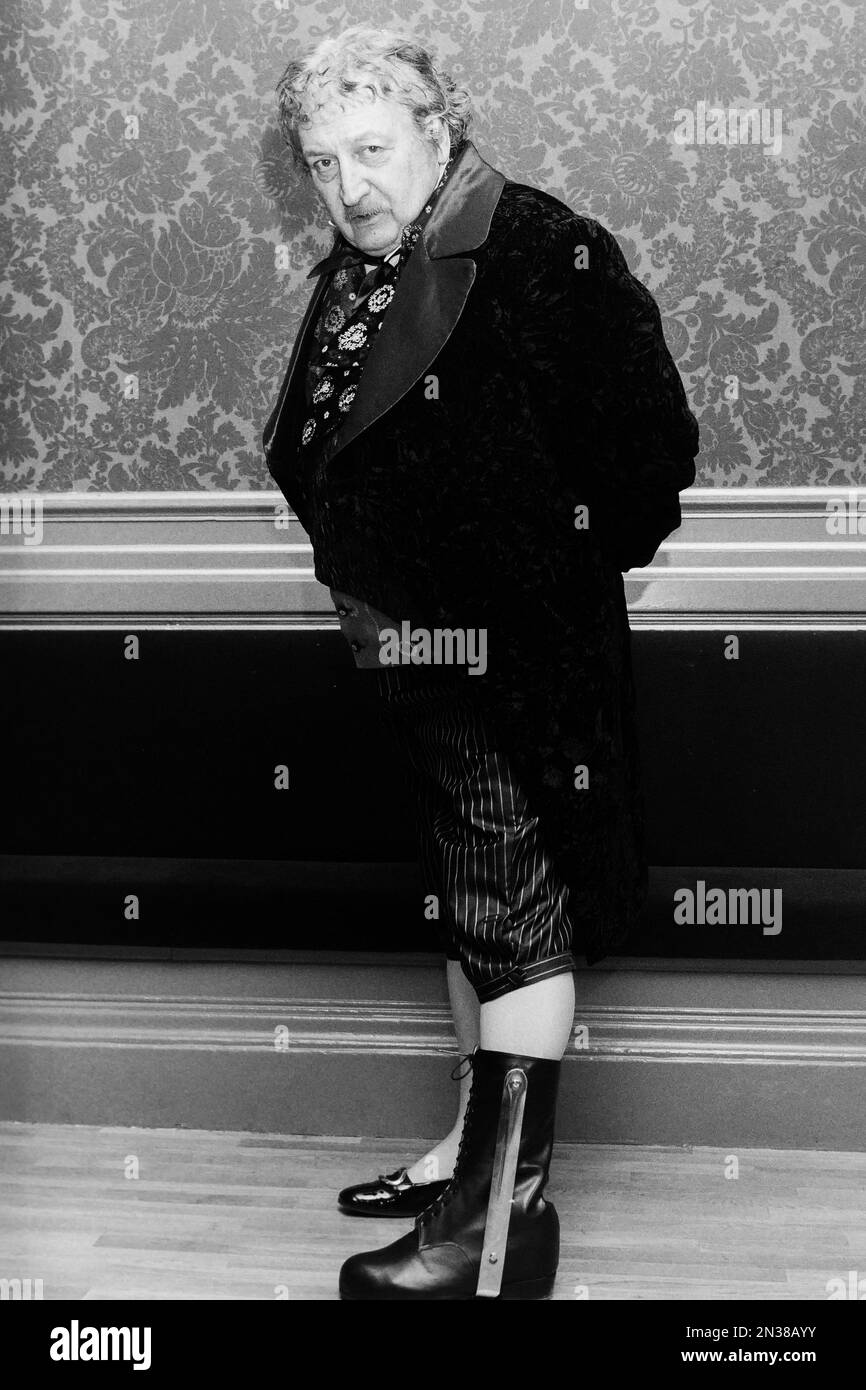 French actor Jacques Fabbri, Portrait session ahead of the creation of ...