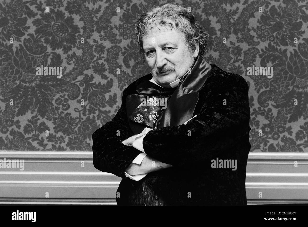 French actor Jacques Fabbri, Portrait session ahead of the creation of ...