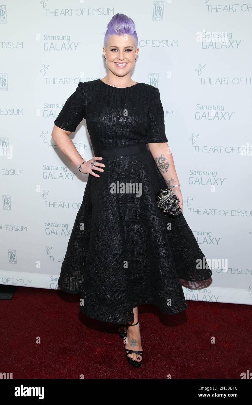 Kelly Osbourne arrives at The Art Of Elysium Heaven Gala at Hangar 8 on ...