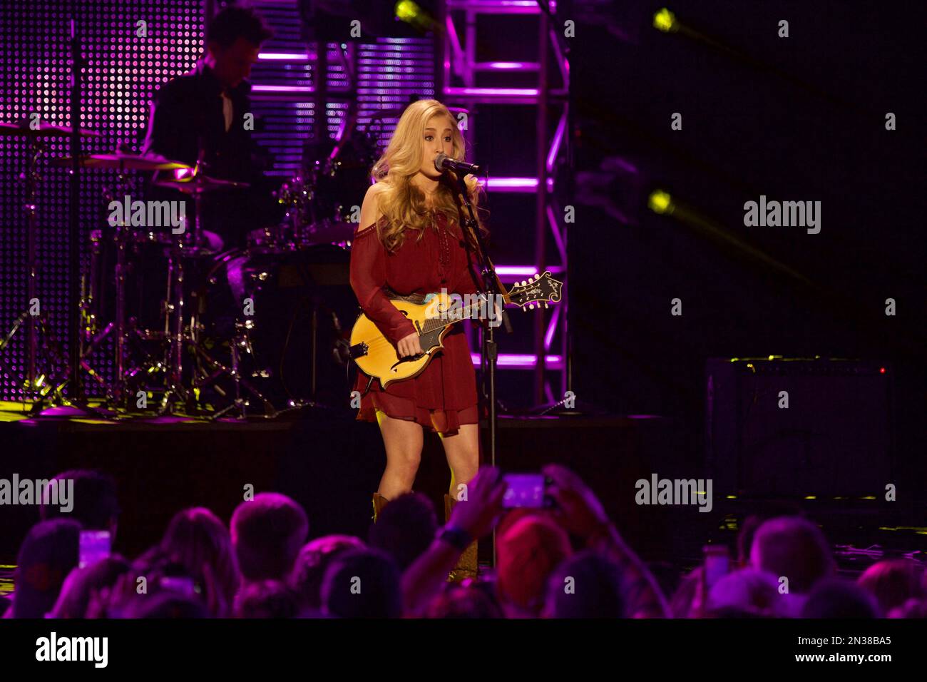 Madison Kay "Maddie" Marlow of Maddie & Tae performs at the CMT ...