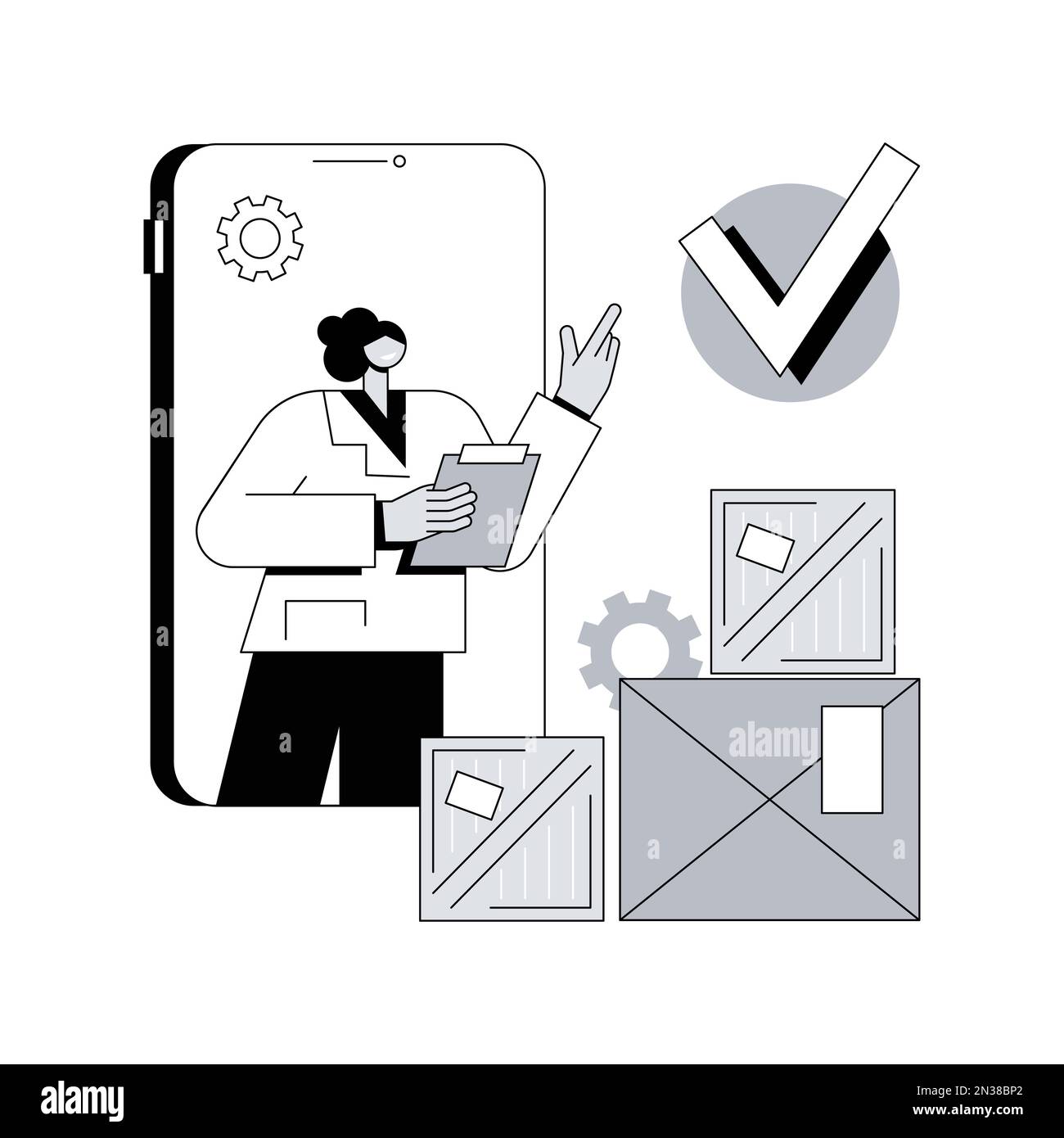 Confirmed booking Stock Vector Images - Alamy