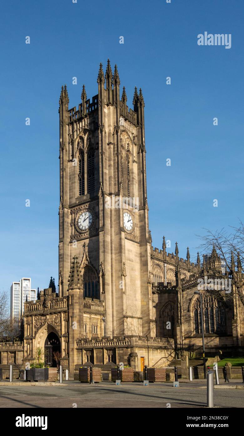 Manchester Cathedral UK Stock Photo - Alamy