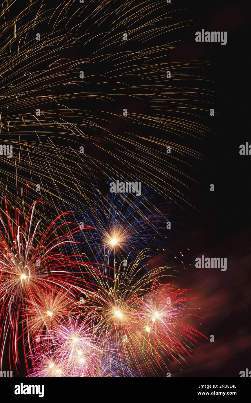 4th july fireworks time lapse hi-res stock photography and images - Alamy