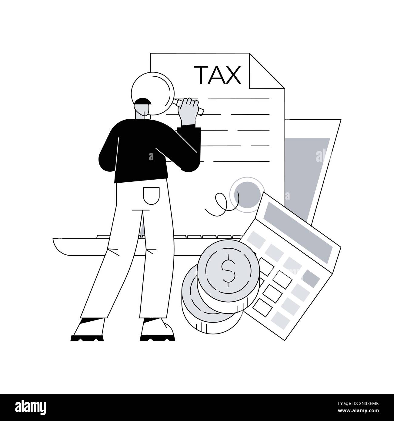 E filing tax Cut Out Stock Images & Pictures - Alamy