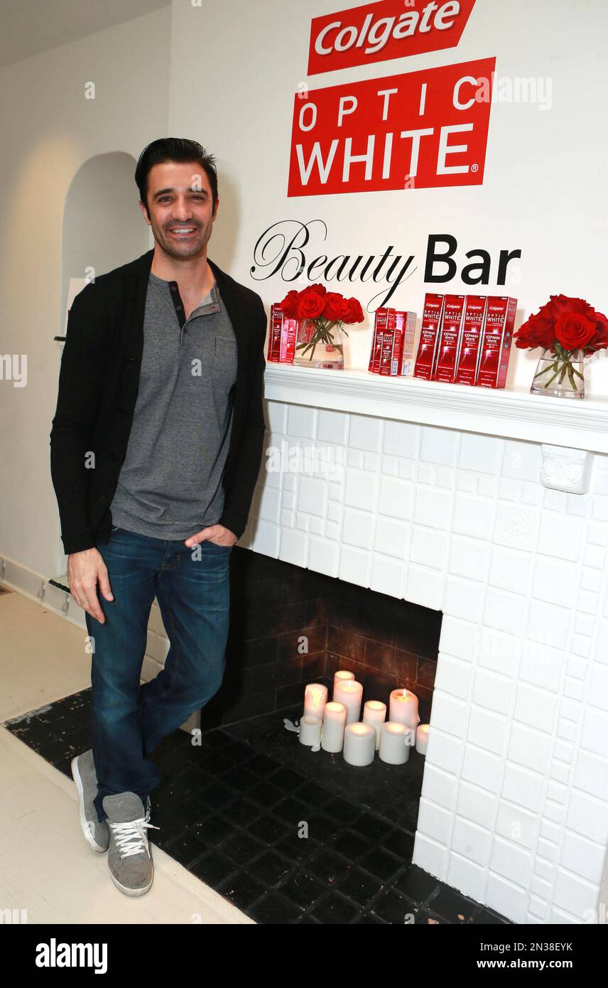 Gilles Marini attends the Colgate® Optic White® Beauty Bar at The Selma ...