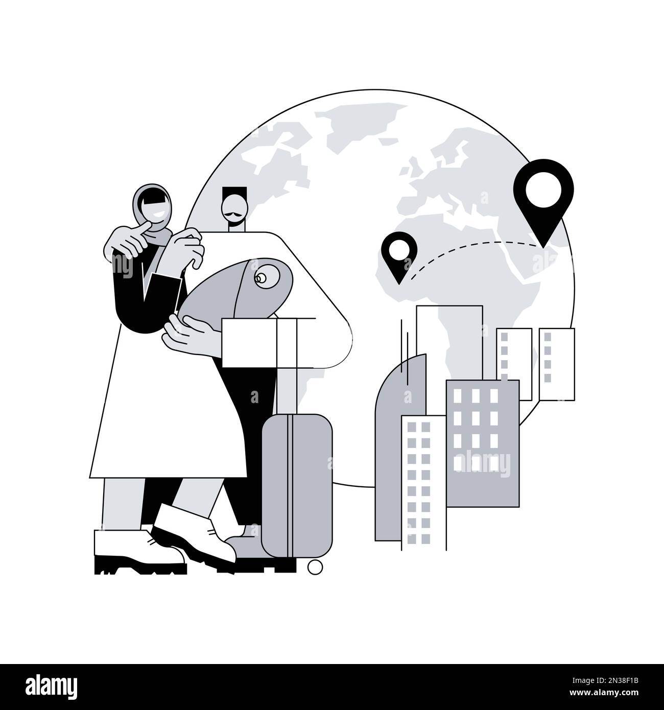 Refugee program Stock Vector Images - Alamy