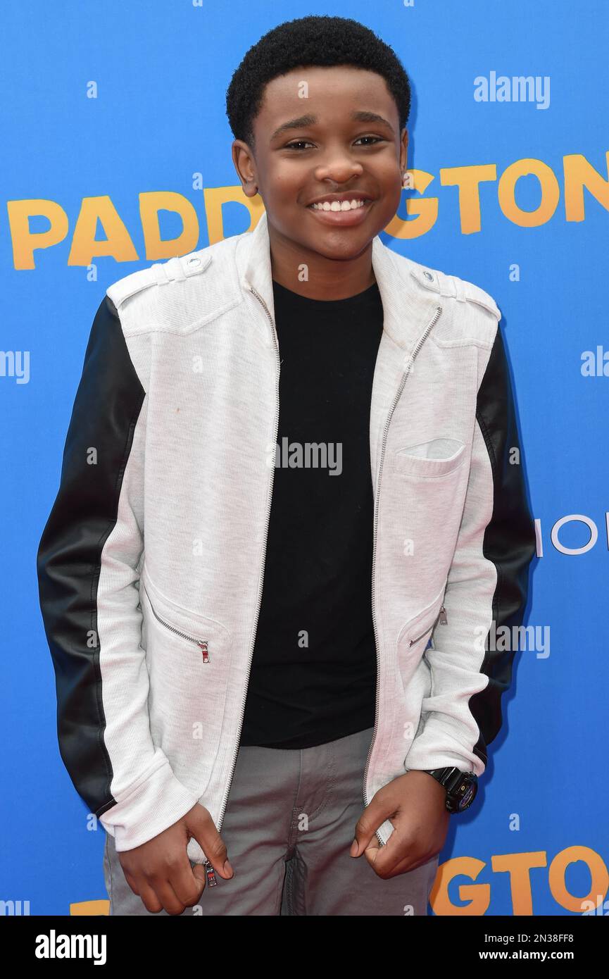 Curtis Harris arrives at the Los Angeles Premiere of Paddington at the ...