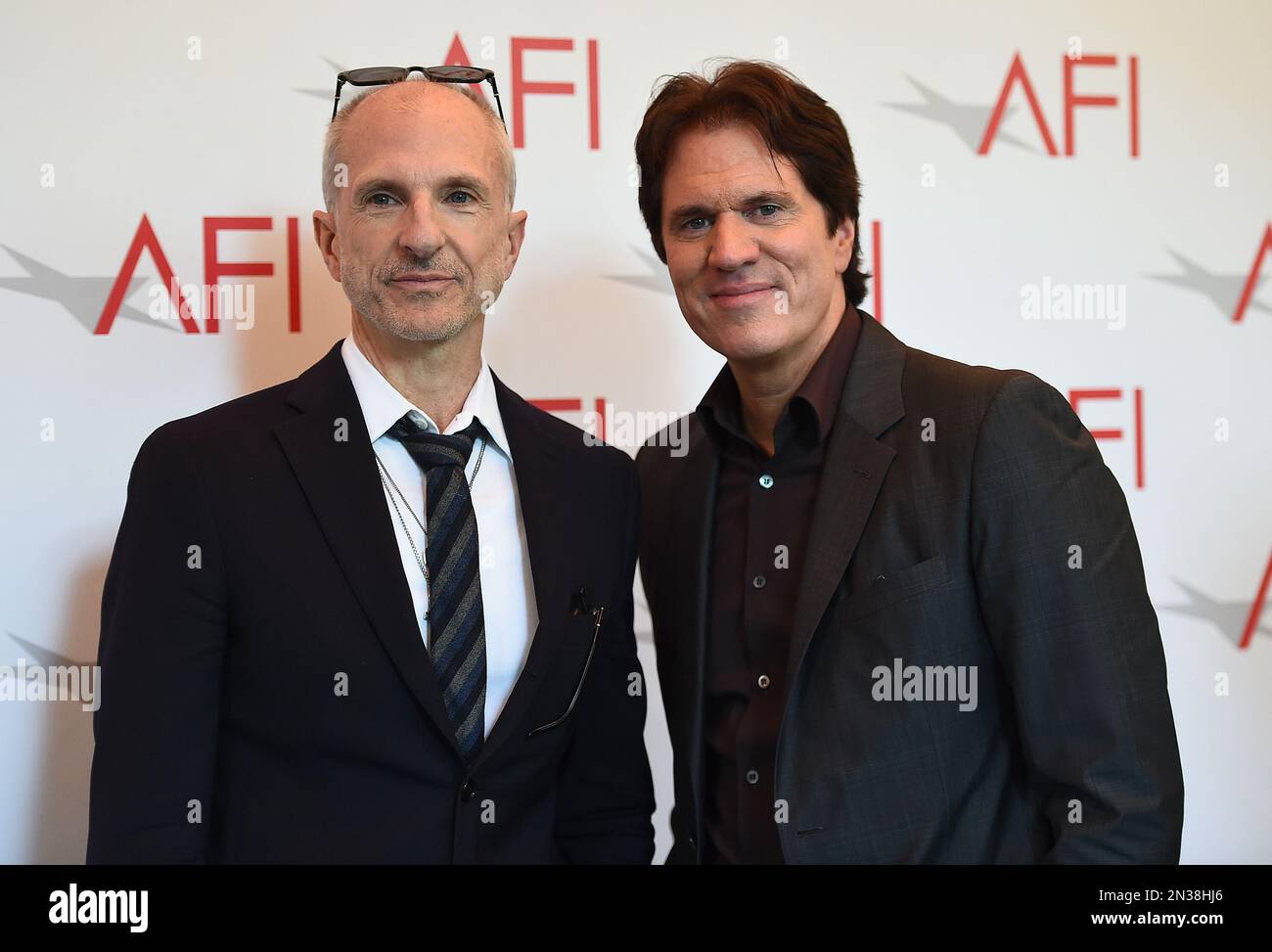 John DeLuca and Rob Marshall arrive at the AFI Awards at The Four ...