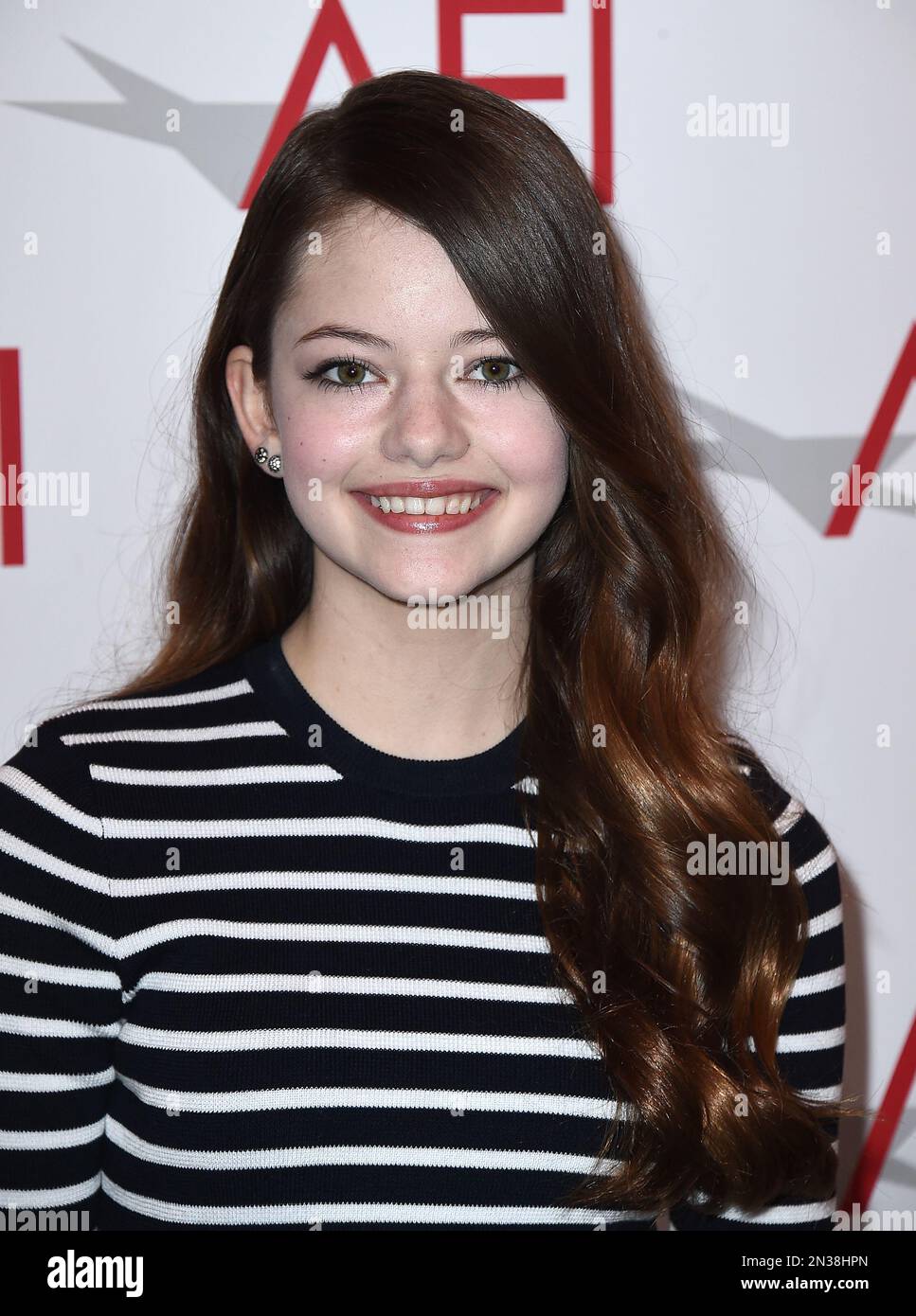 Mackenzie Foy arrives at the AFI Awards at The Four Seasons Hotel on ...