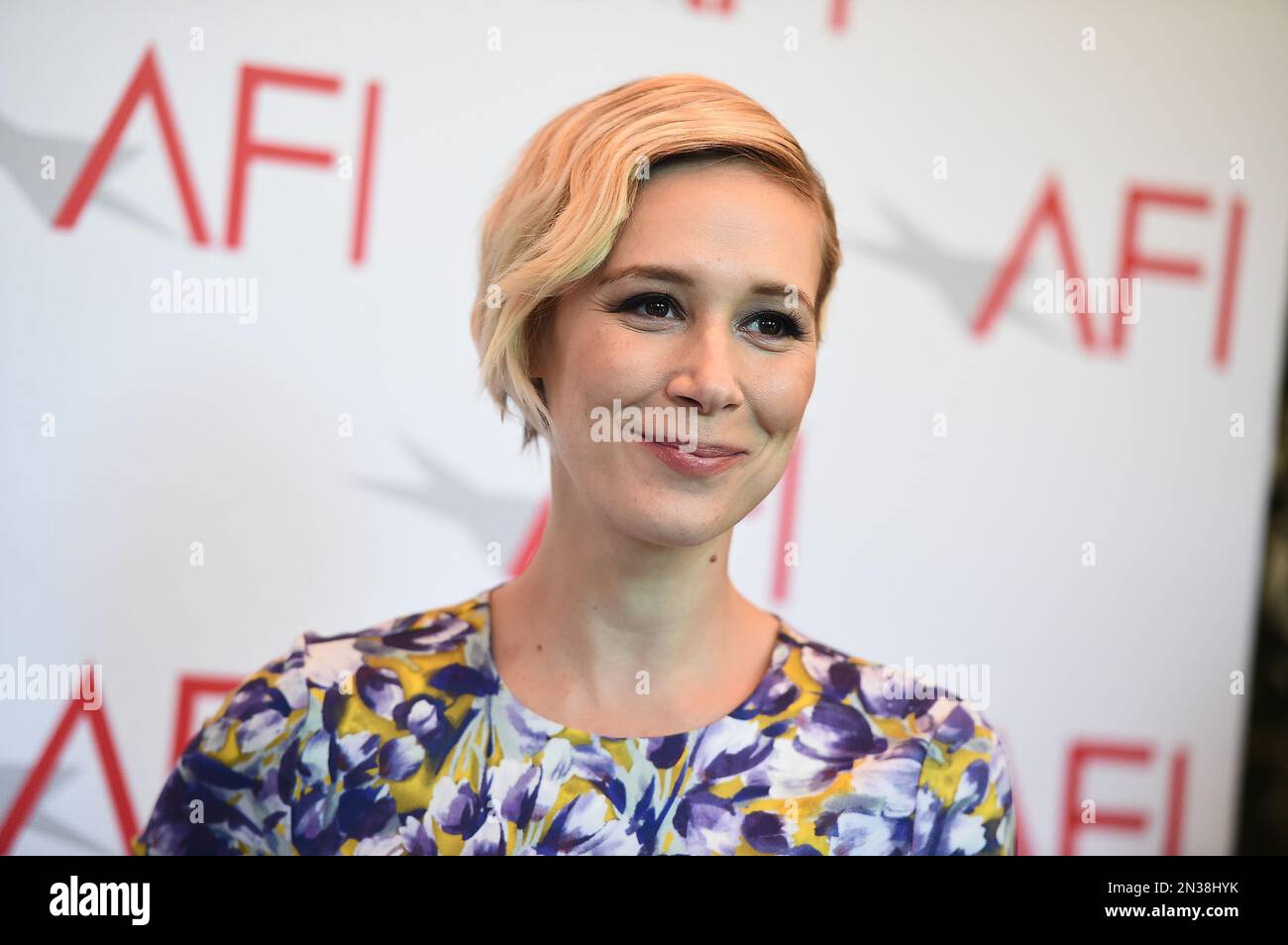 Liza Weil arrives at the AFI Awards at The Four Seasons Hotel on Friday ...