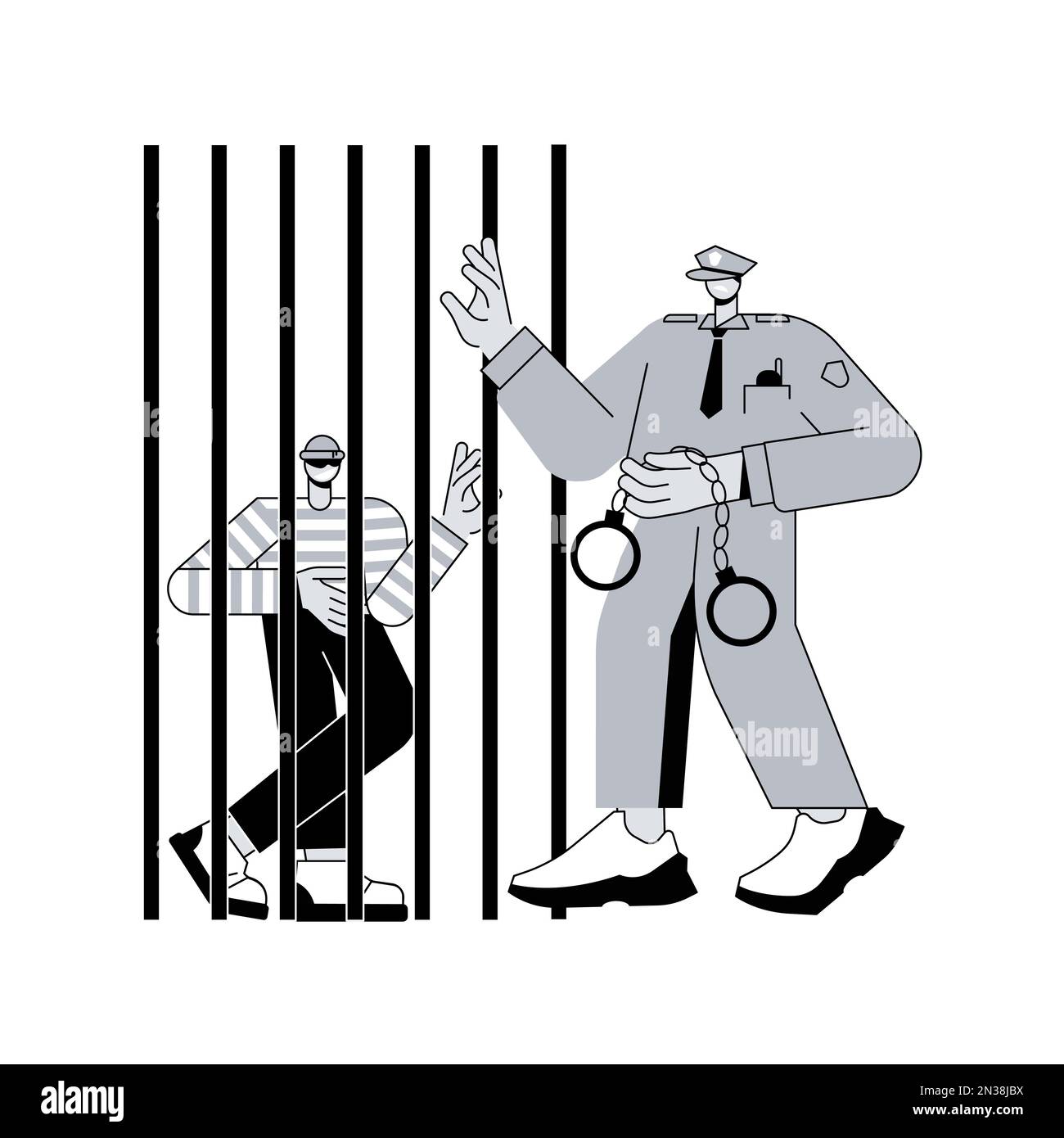 Juvenile delinquency abstract concept vector illustration. Juvenile ...