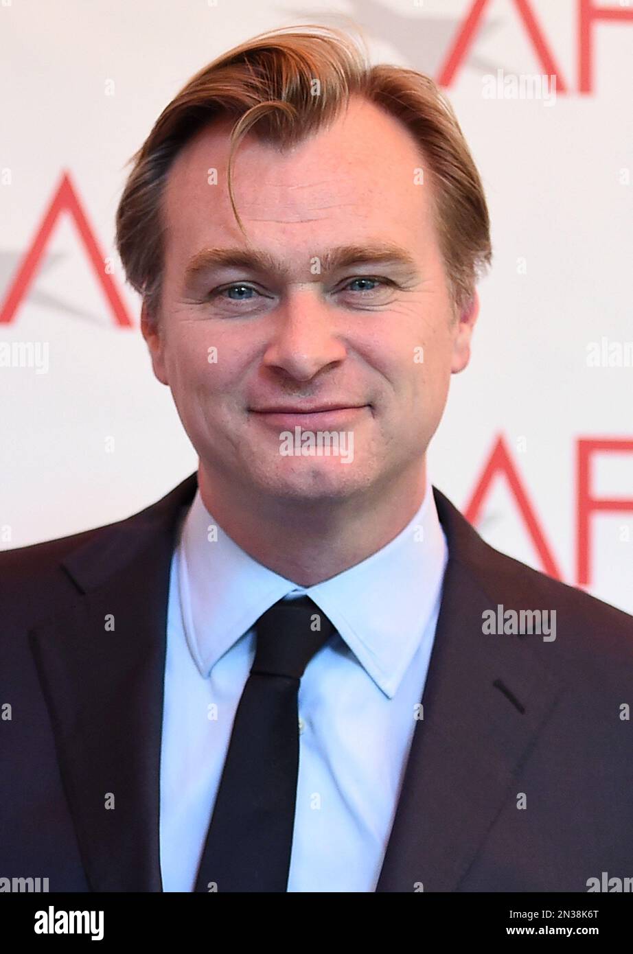 Christopher Nolan arrives at the AFI Awards at The Four Seasons Hotel ...