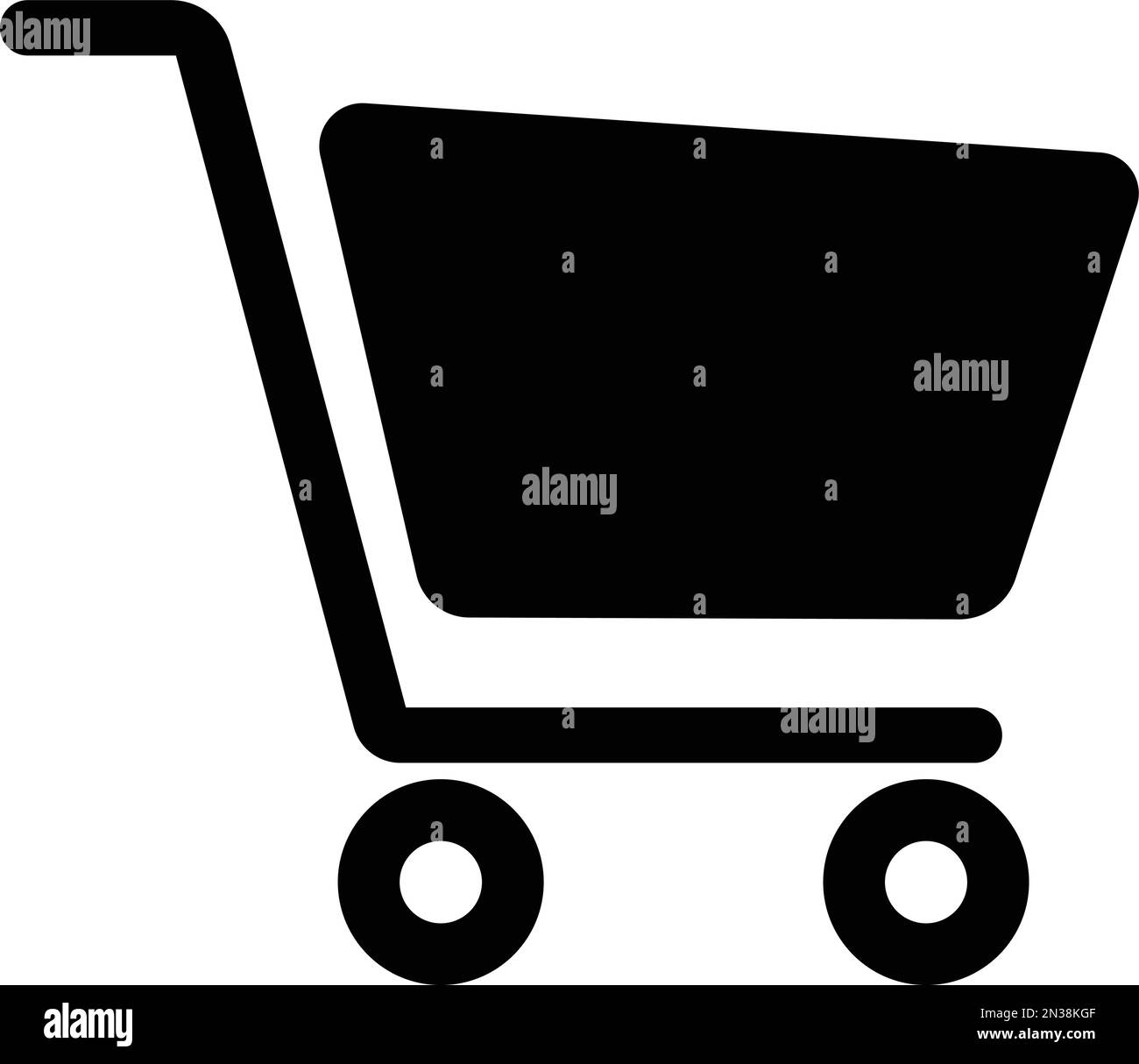 Shopping cart icon. Web store shopping cart icon. Internet shop buy ...