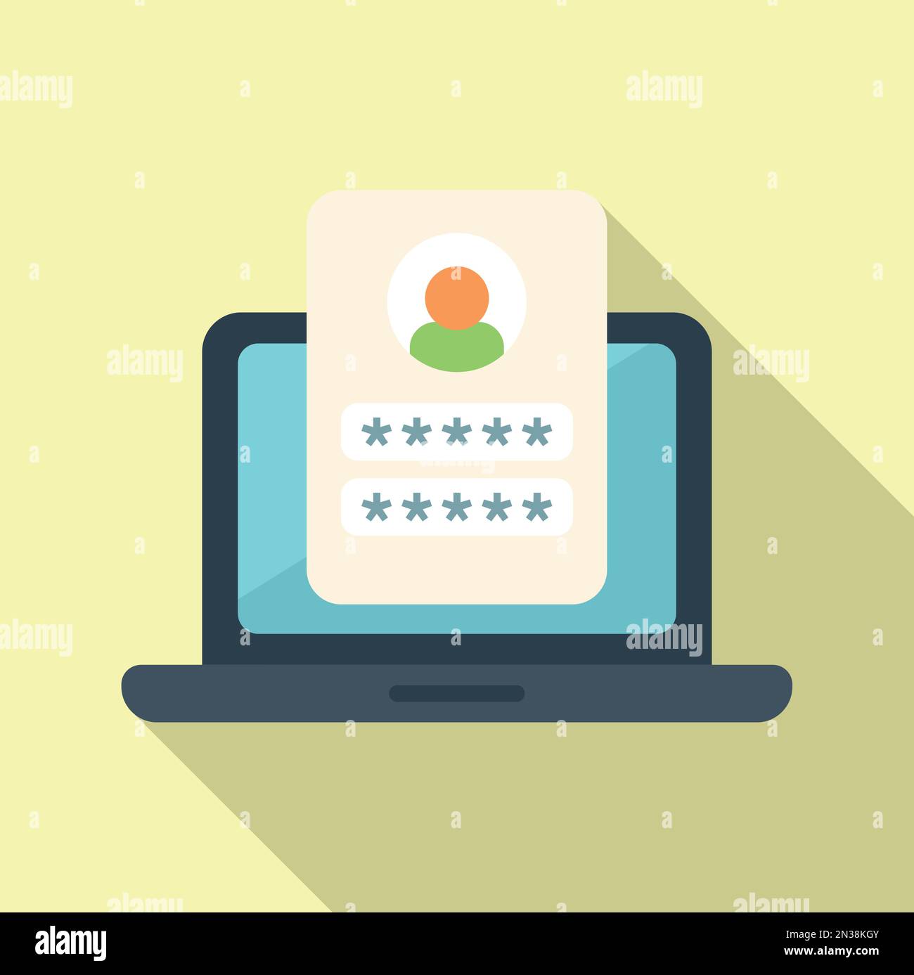 Laptop forgot Stock Vector Images - Alamy