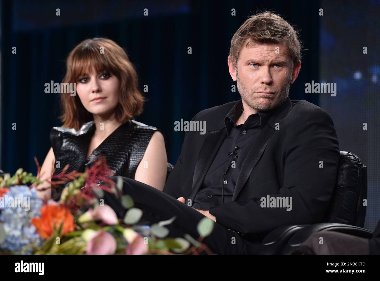 Mary Elizabeth Winstead, left, and Mark Pellegrino, of A&E's "The ...