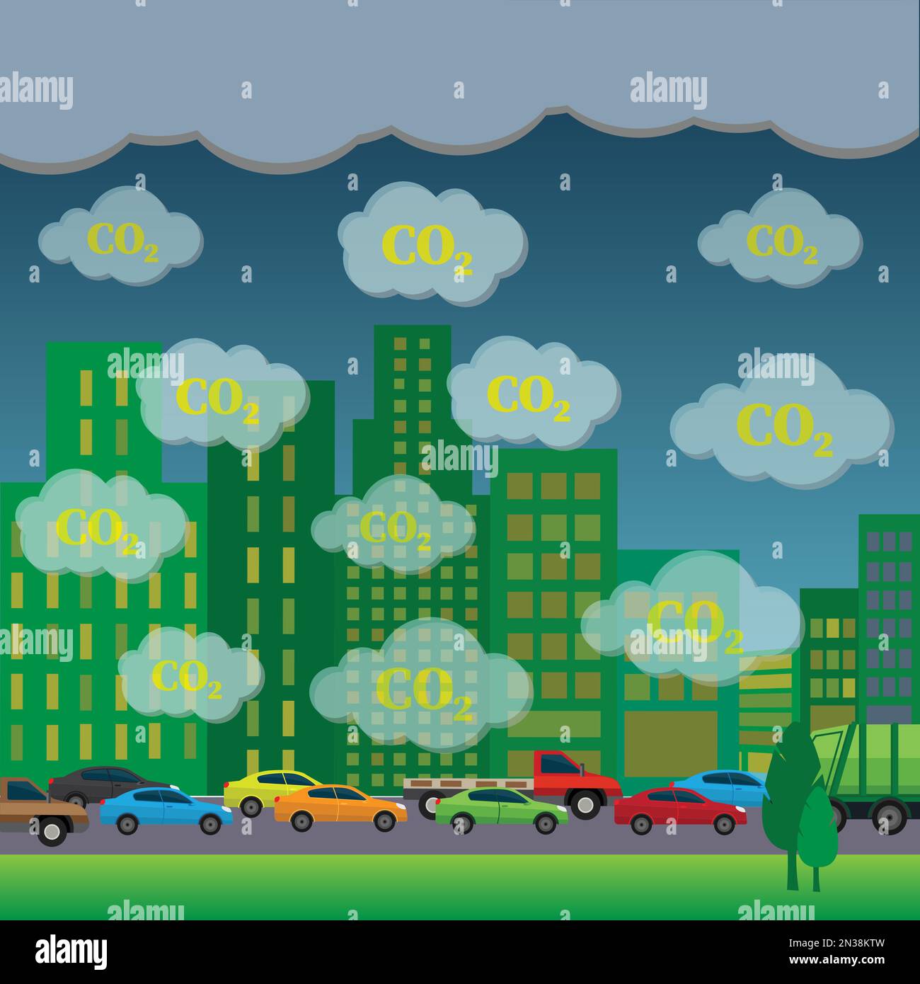 Town busy building Stock Vector Images - Alamy