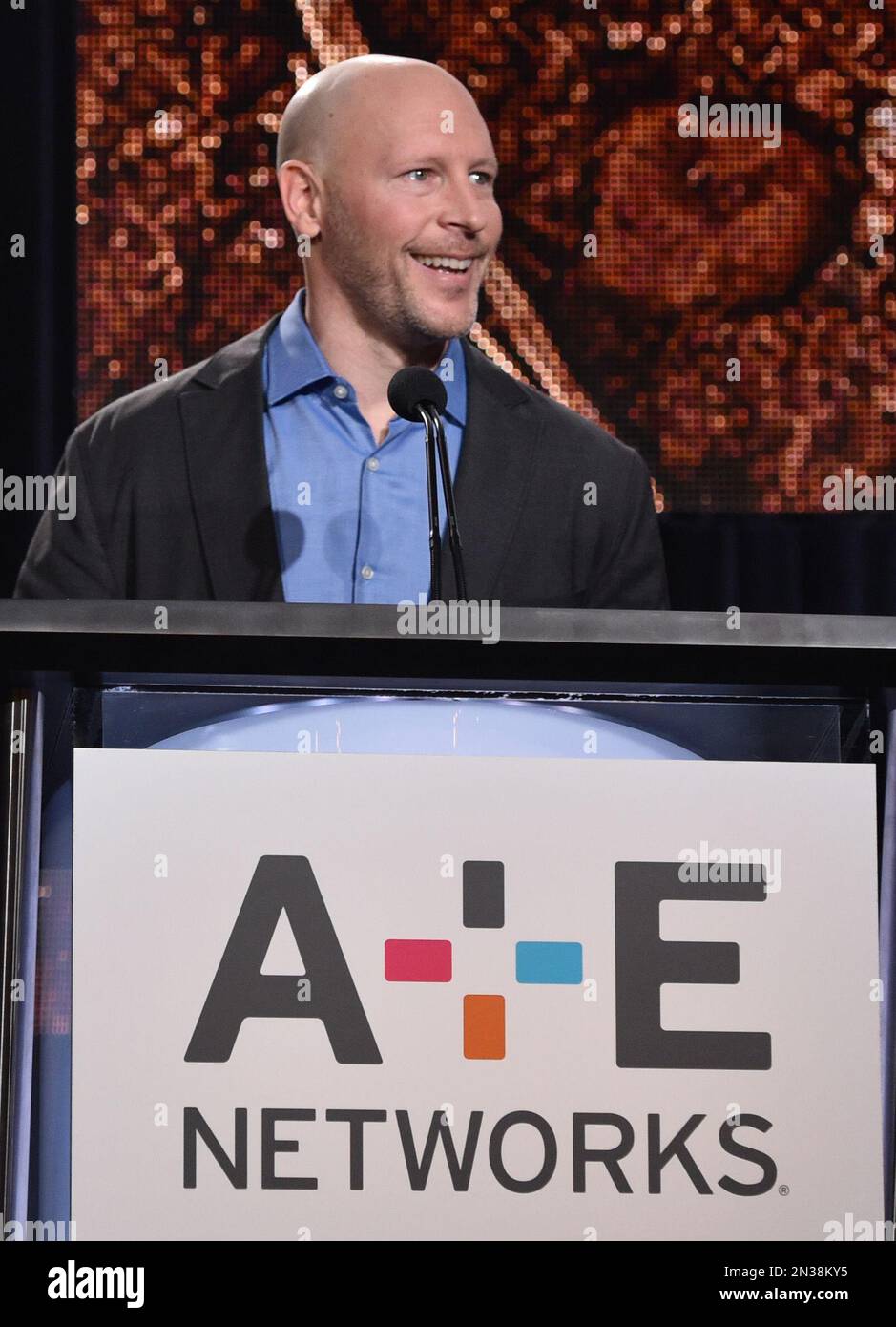 Dirk Hoogstra, general manager and EVP of History, speaks at the ...