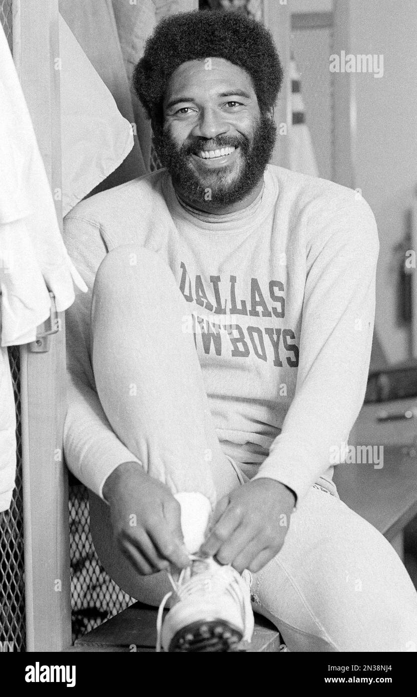 Defensive tackle Jethro Pugh of the Dallas Cowboys, wears a big smile ...