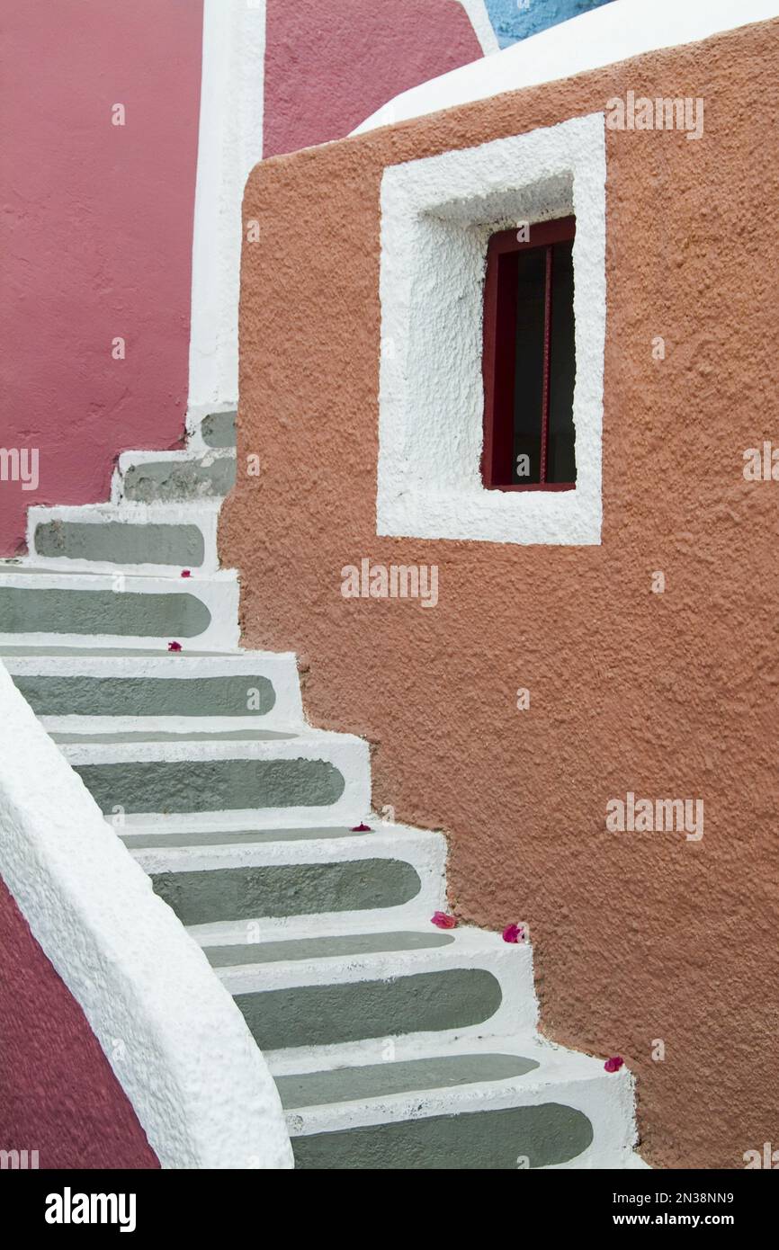 Traditional greek stairs hi-res stock photography and images - Alamy