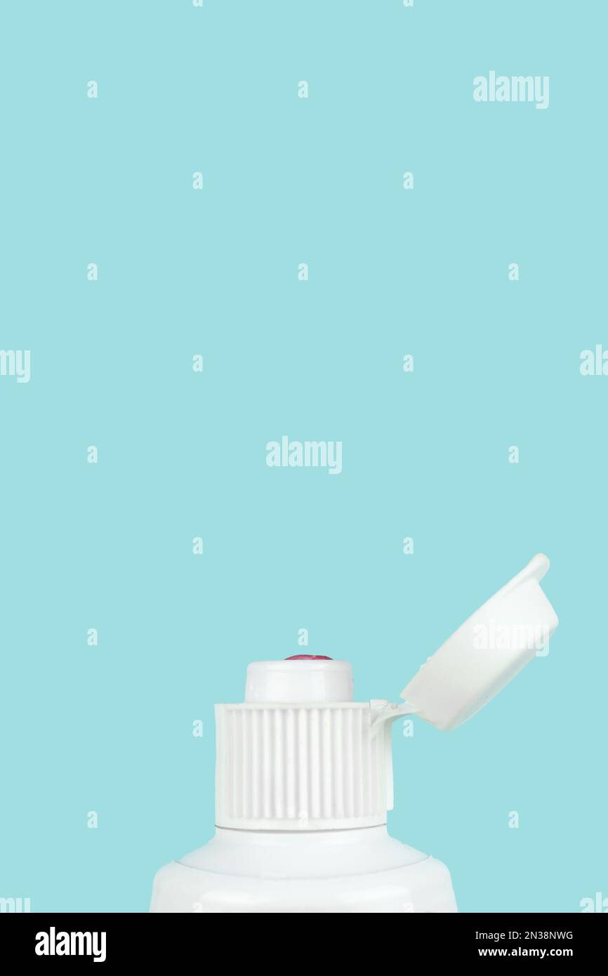 Toothpaste white tube, hygiene health care. Concept of oral hygiene in ...