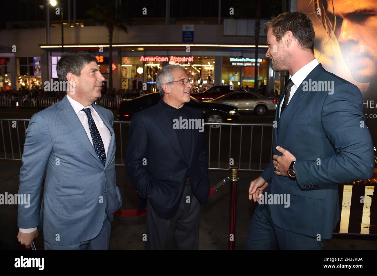 Jeff Shell, Chairman, Universal Filmed Entertainment, from left, Ron ...