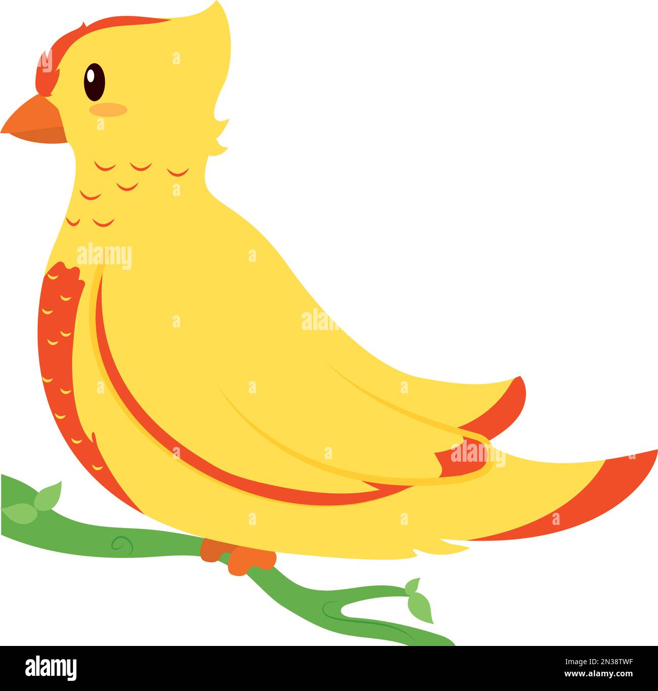 little yellow bird Stock Vector Image & Art - Alamy