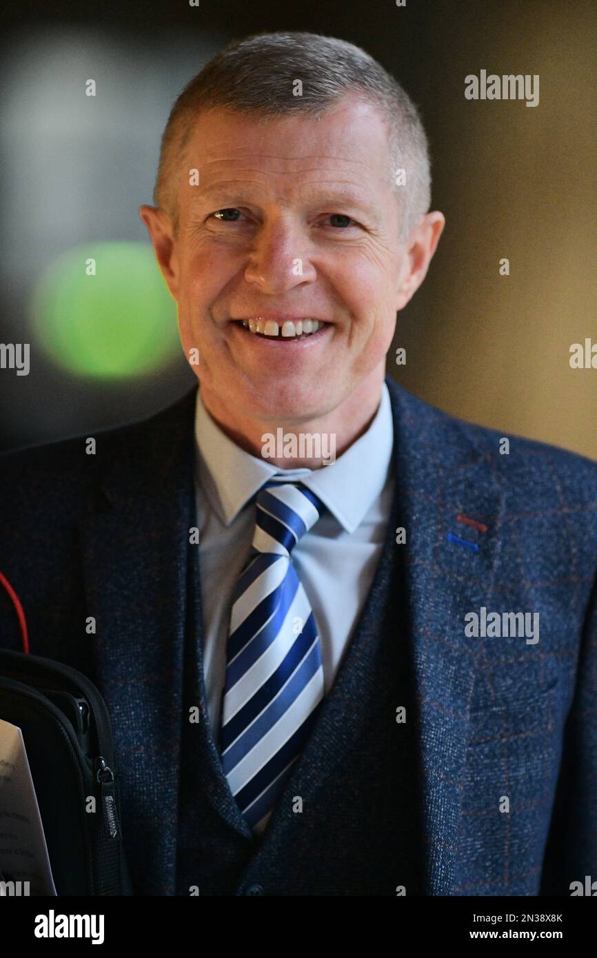 Edinburgh Scotland, UK 07 February 2023 Willie Rennie at the Scottish ...