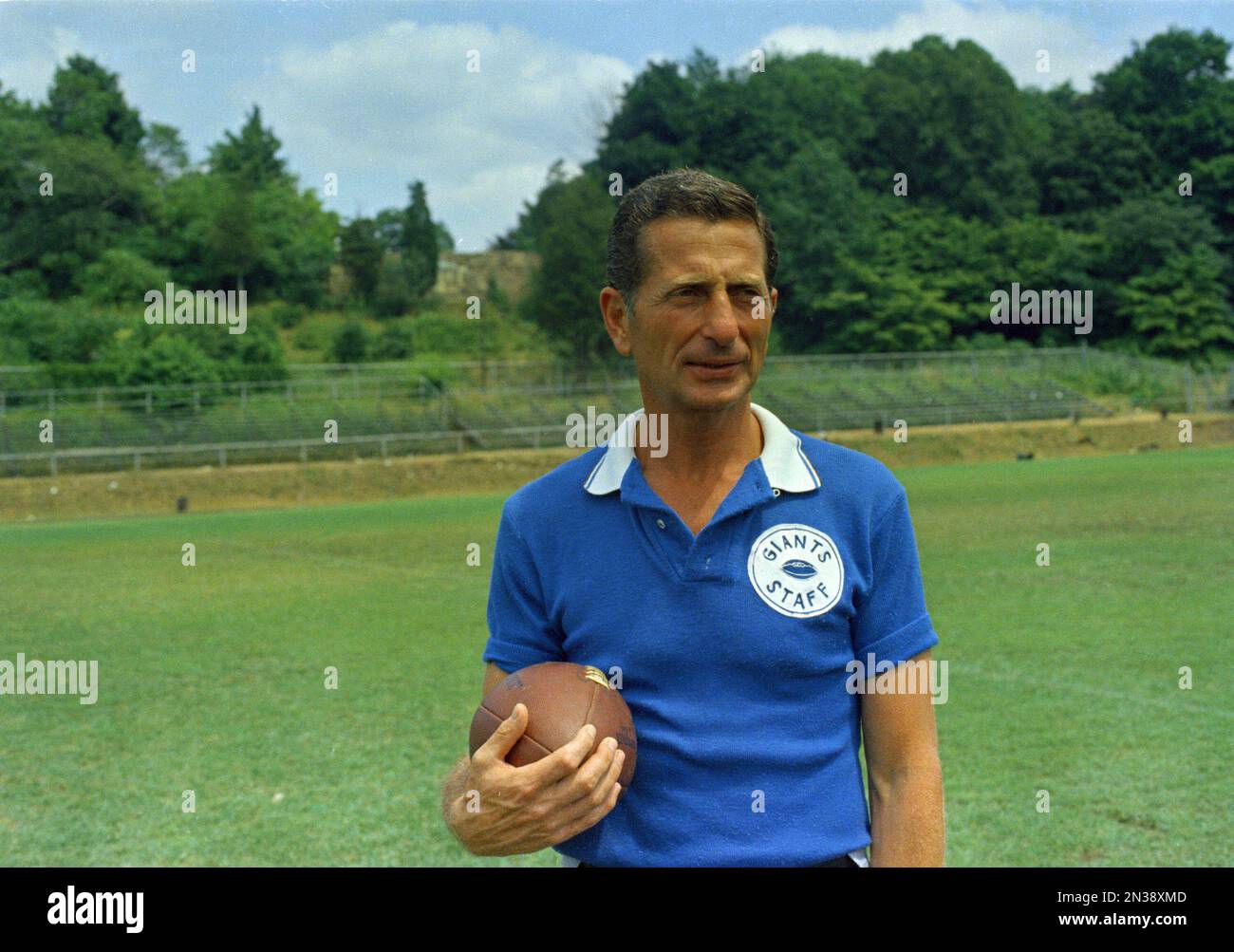 Allie Sherman, coach of the New York Giants, is shown in this 1968 photo. Exact date and ...