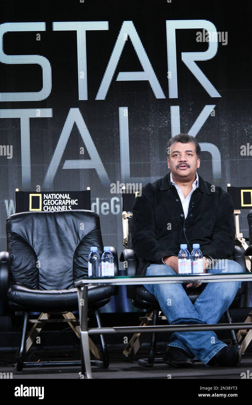 Neil deGrasse Tyson onstage at National Geographic Channel 2015 Winter ...