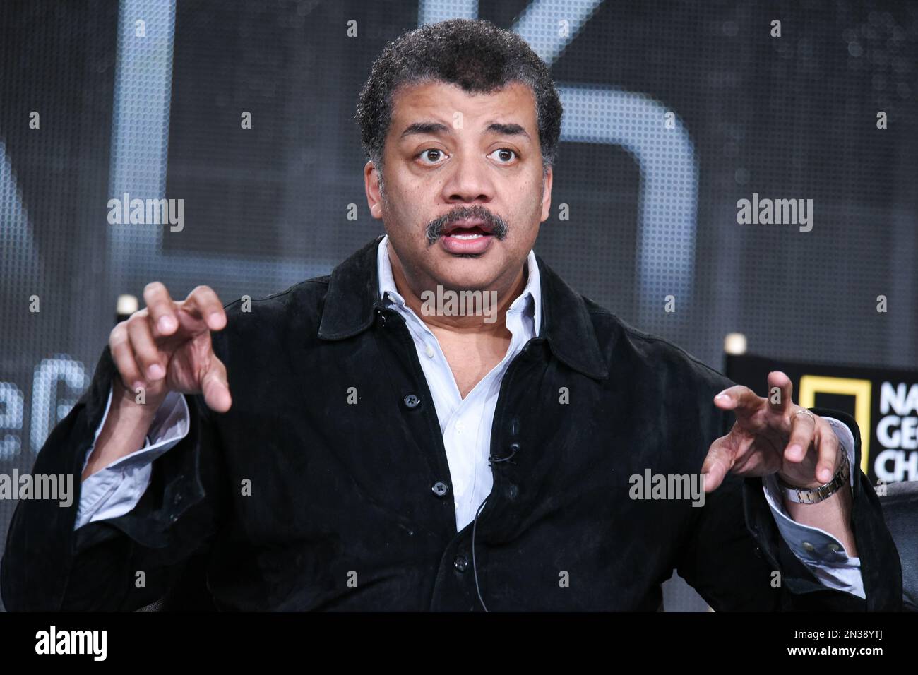 Neil deGrasse Tyson onstage at National Geographic Channel 2015 Winter ...