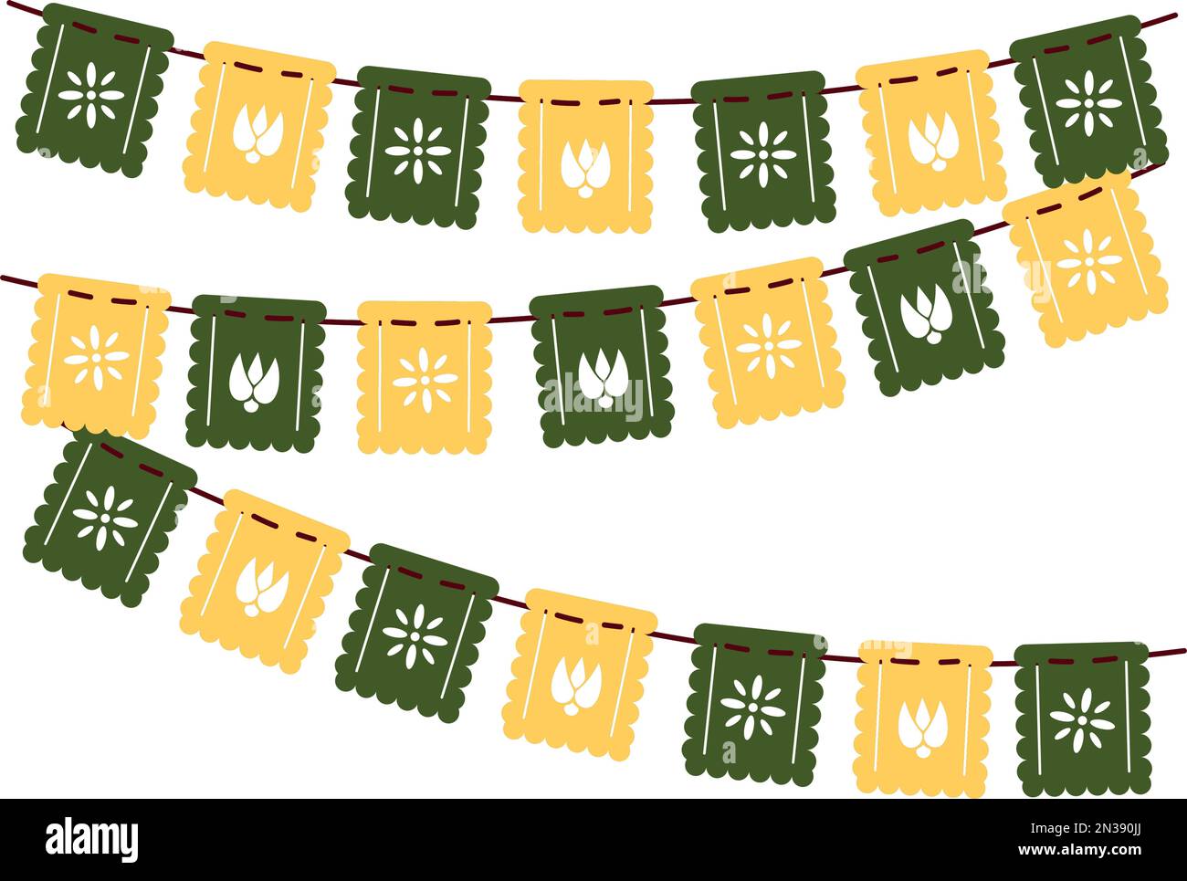 Garlands forms Stock Vector Images - Alamy