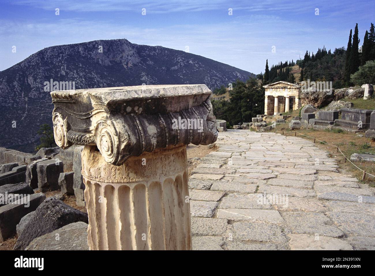 Greece architecture column treasury hi-res stock photography and images ...