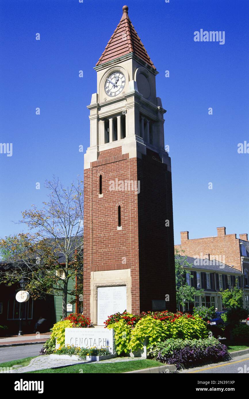 Clock Tower, Niagara-on-the-Lake, Ontario, Canada Stock Photo - Alamy