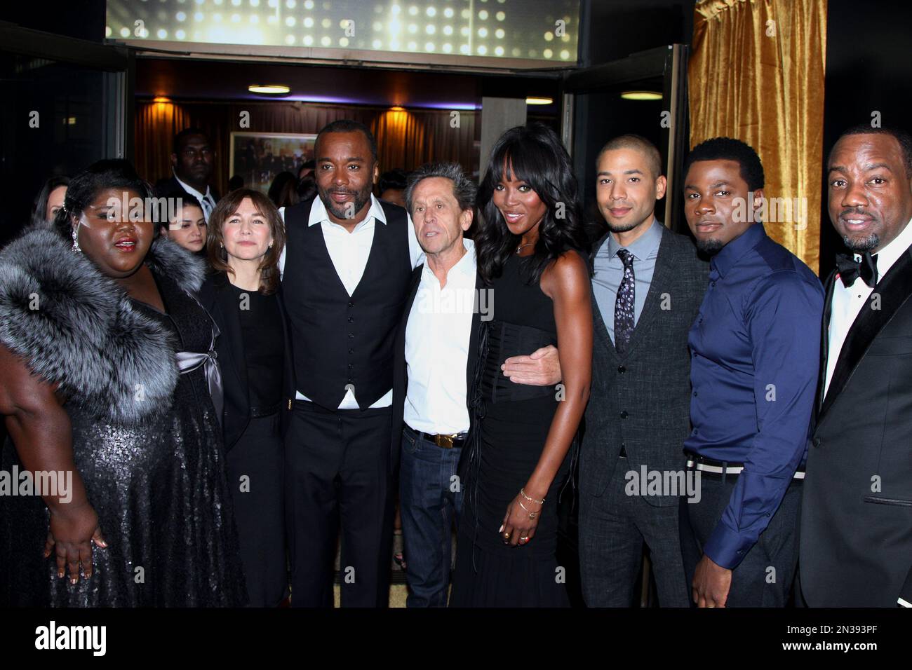 (L-R) Gabourey Sidibe, Ilene Chaiken, Brian Grazer, Lee Daniels, Naomi ...