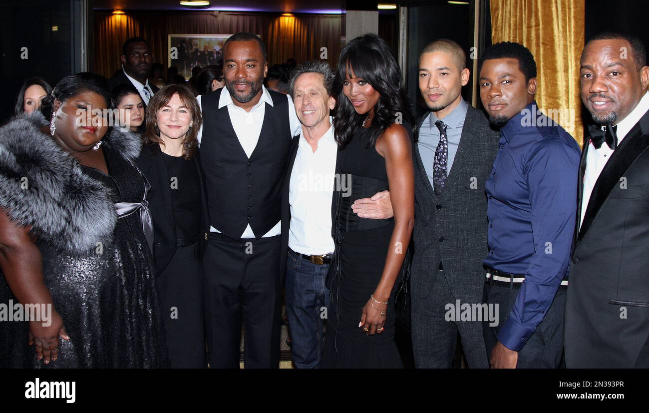 (L-R) Gabourey Sidibe, Ilene Chaiken, Brian Grazer, Lee Daniels, Naomi ...