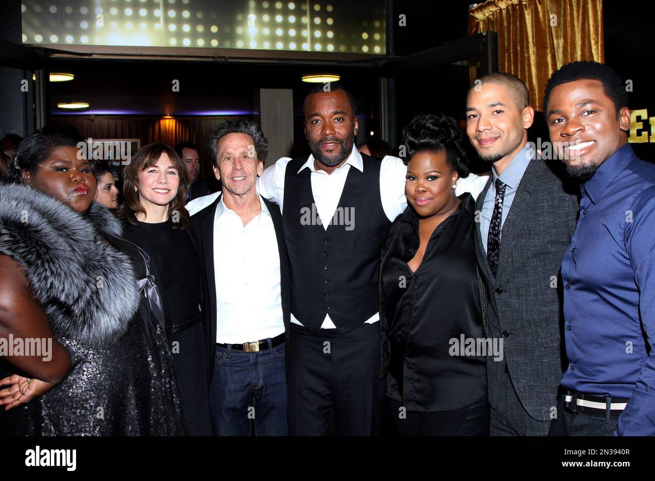 (L-R) Gabourey Sidibe, Ilene Chaiken, Brian Grazer, Lee Daniels, Amber ...