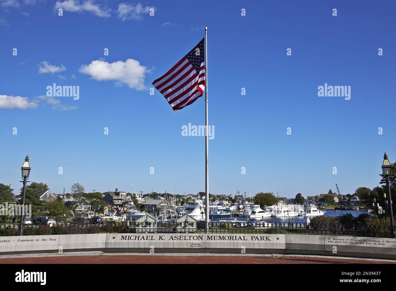 Michael K. Aselton Park, Hyannis, Cape Cod, Massachusetts, USA Stock ...