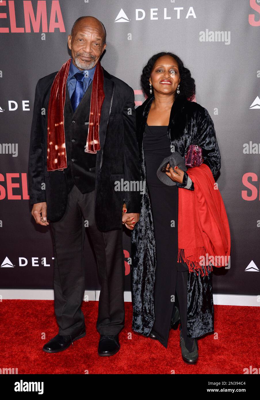 Henry G. Sanders and guest attend the premiere of "Selma" at the ...