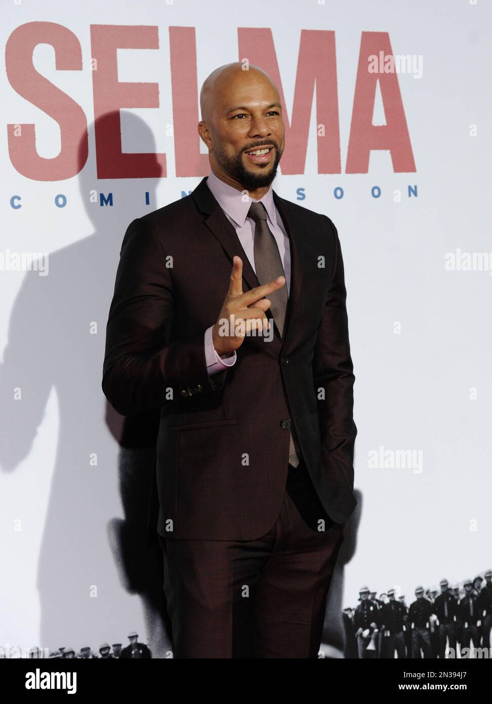 Common attends the premiere of "Selma" at the Ziegfeld Theatre on ...