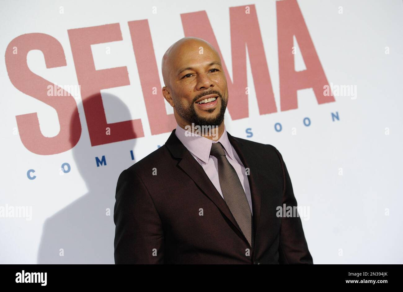 Common attends the premiere of "Selma" at the Ziegfeld Theatre on ...