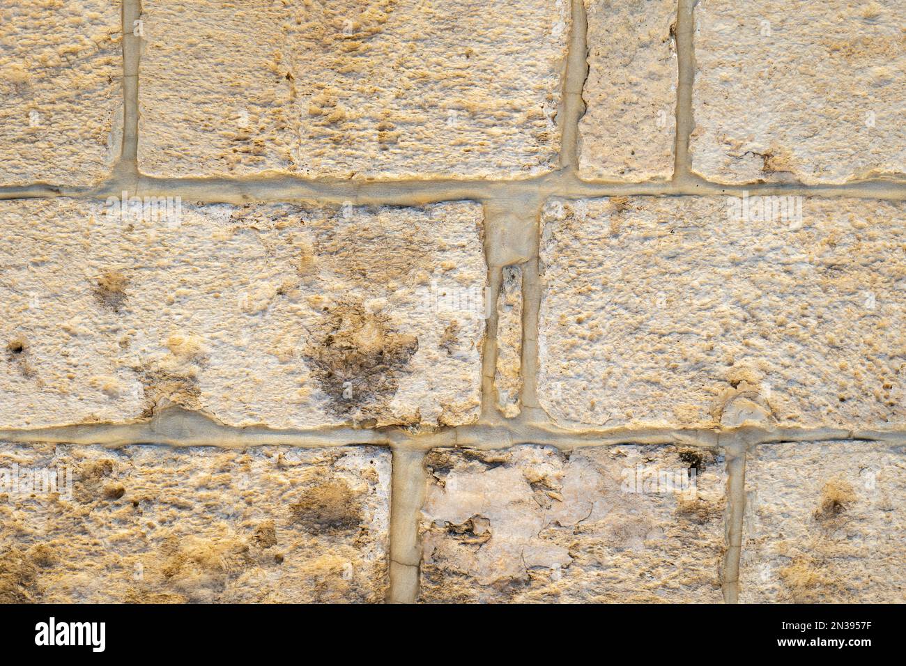 Old White Stone Wall Texture of the Church of the Nativity, The Oldest ...