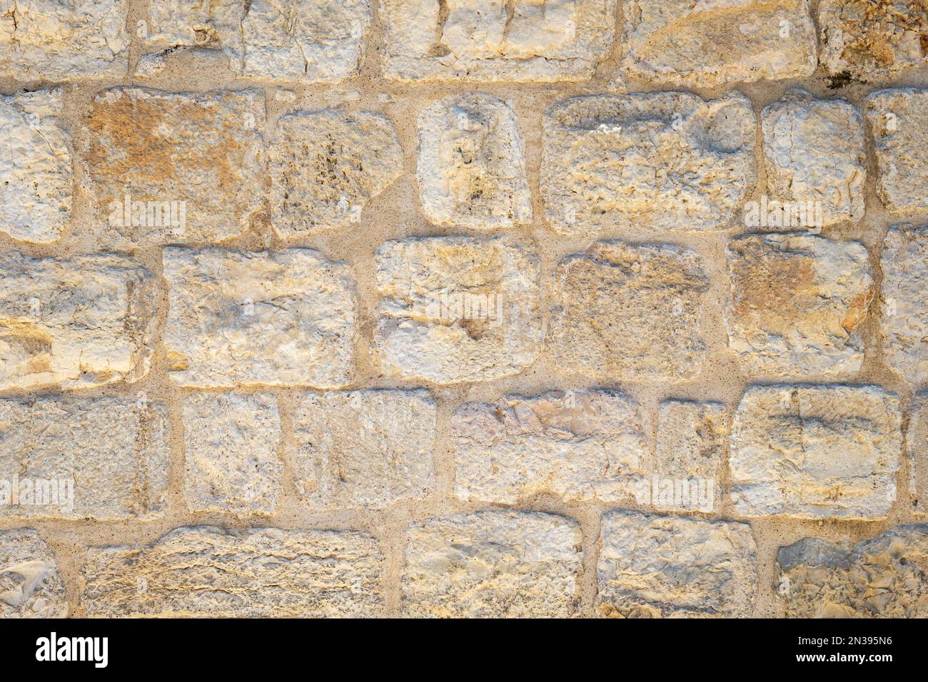 Old White Stone Wall Texture of the Church of the Nativity, The Oldest ...