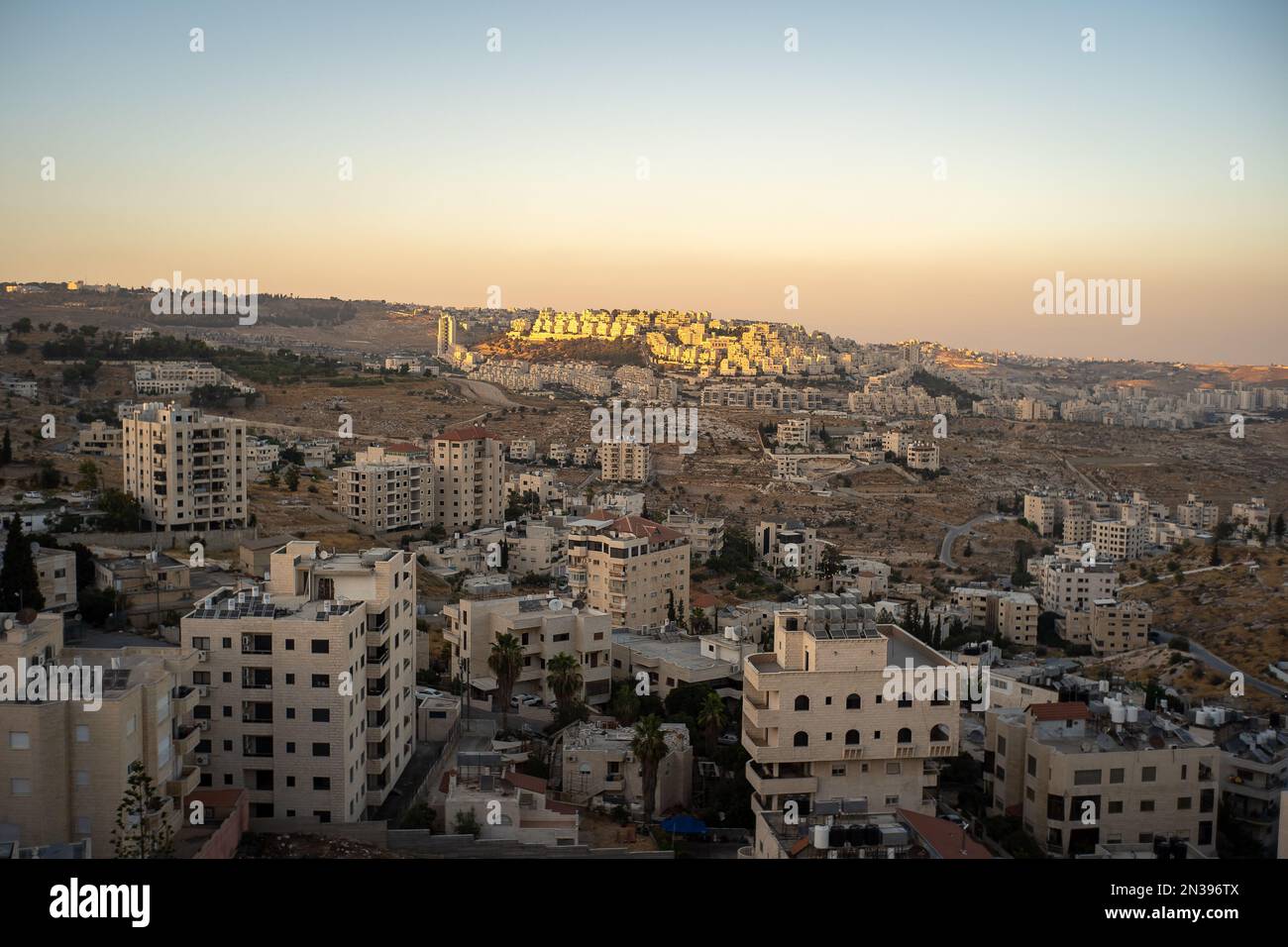 Bethlehem, West Bank, Palestine - 21 July 2022: Old Bethlehem Cityscape ...