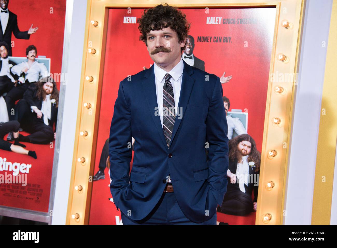 Dan Gill arrives at the LA Premiere Of The Wedding Ringer at the TLC ...