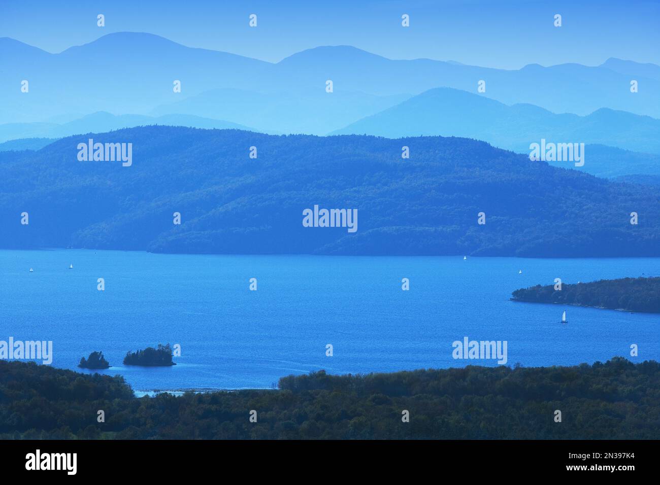 View lake champlain adirondack mountains hi-res stock photography and ...