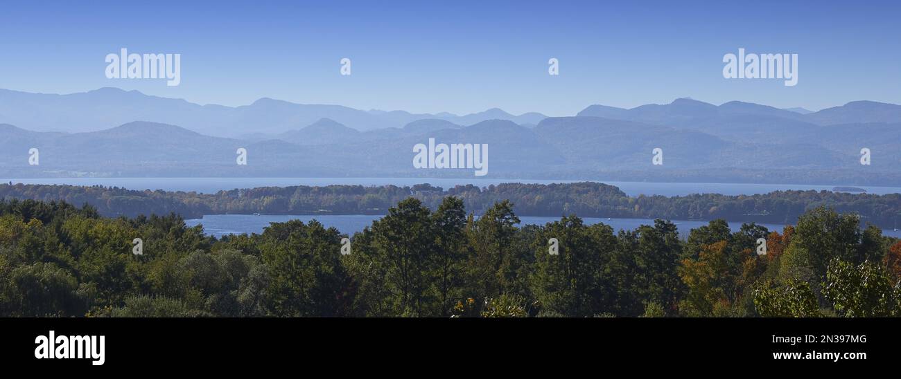 View lake champlain adirondack mountains hi-res stock photography and ...