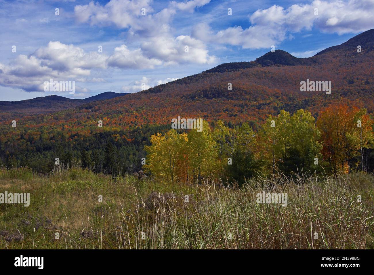 Autumn Scenic, Stowe, Vermont, USA Stock Photo - Alamy